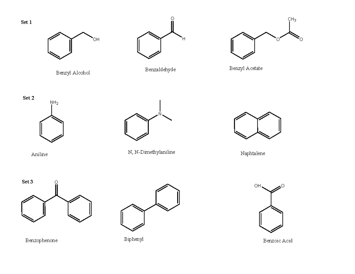 Chm1721-lab -Linear structure - CHM 1321 - OH H O O O CH 3 Set 1 Benzyl ...