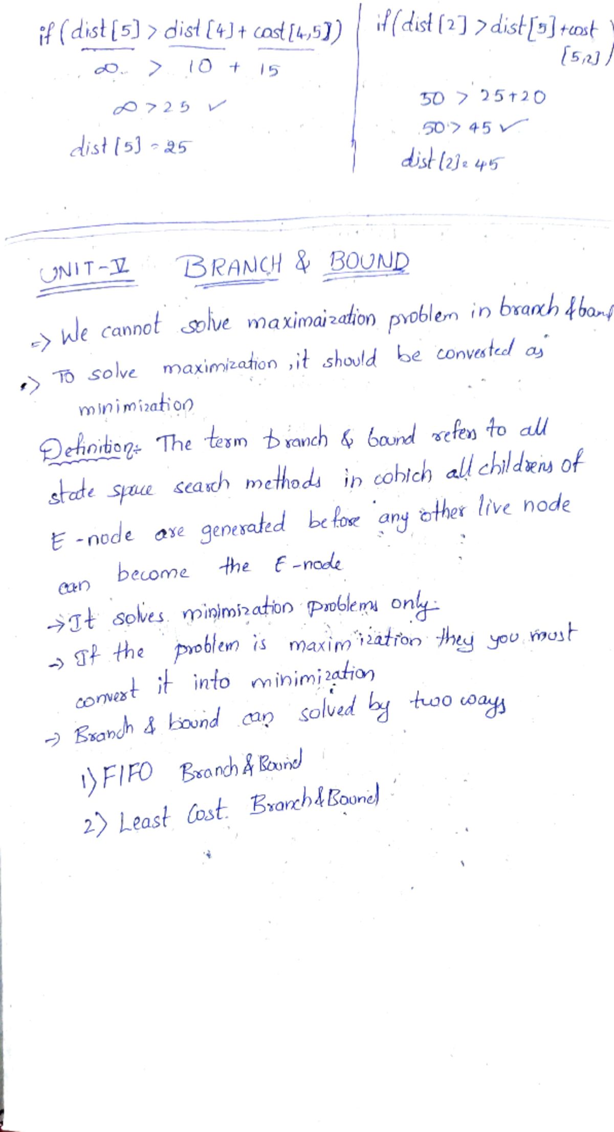 DAA UNIT 5 - DAA subject notes for jntuh students if any other ...