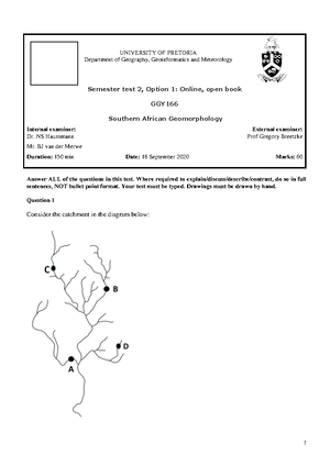 Grade 6 Geography wsheet 1 - GRADE 6 Grade 6 Term 1: Social Sciences ...