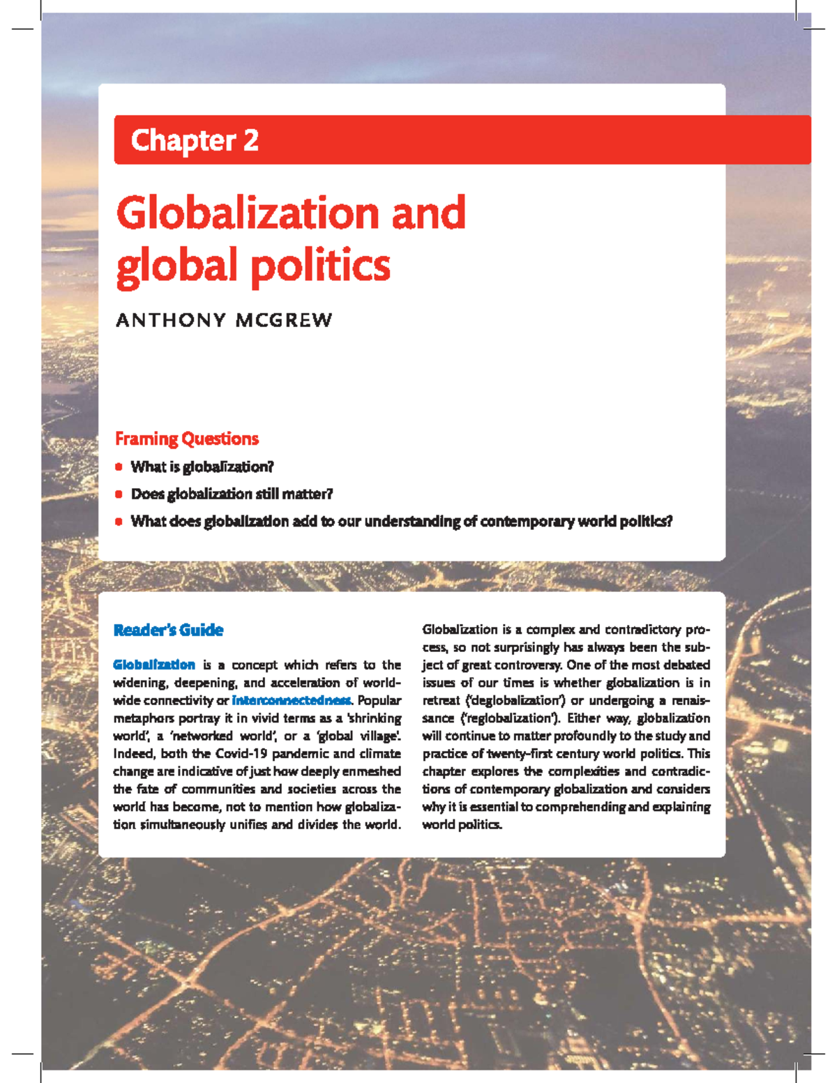 Chapter 2: Globalization and Global Politics - ANTHONY MCGREW Insights ...