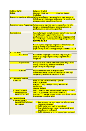 Q4 HE Cookery 10 Week4 - W Learning Area TLE – Cookery Grade Level 10 ...