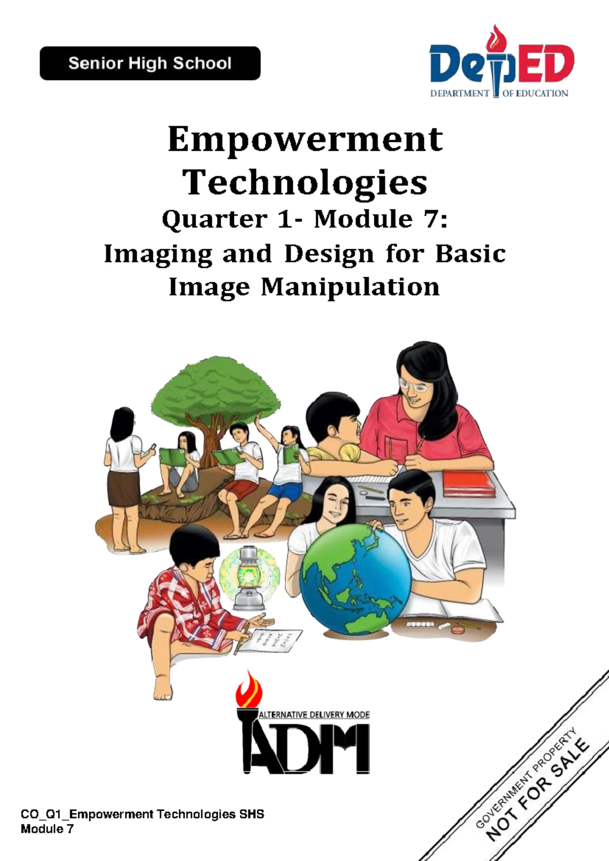 Empowerment Tech SHS Q1 M5: Imaging & Design for Online Environ - Studocu