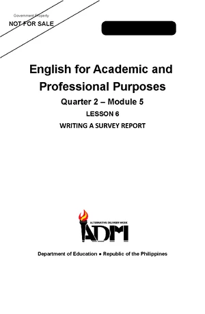 EAPP- Quarter-1- Module-2 - ENGLISH FOR ACADEMIC AND PROFESSIONAL ...