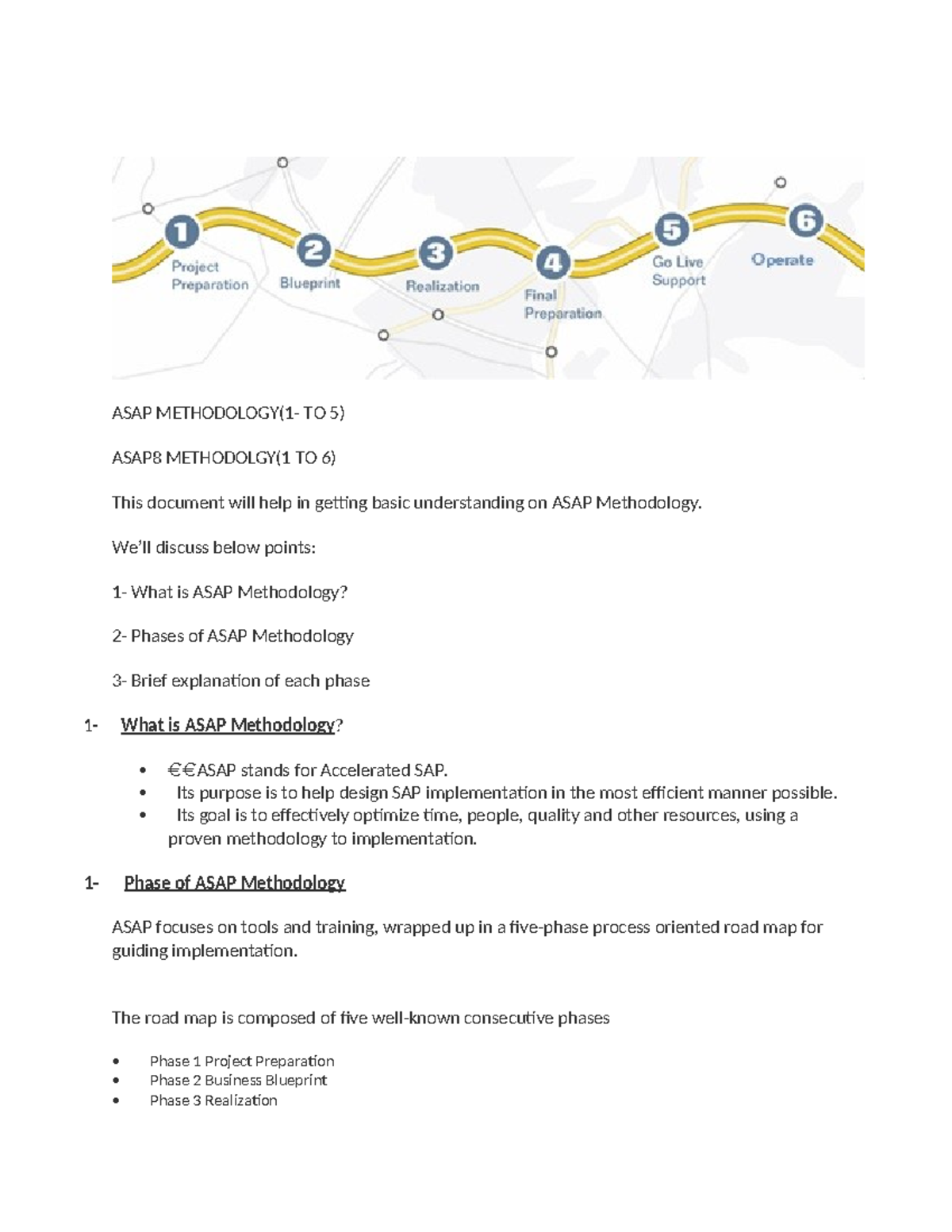 ASAP Methodology Overview: Phases 1-5 Explained for SAP Implementation ...