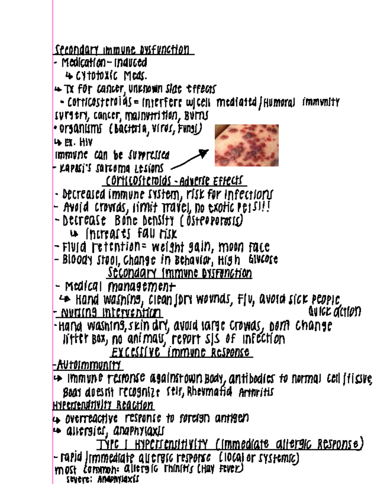 Immune Dysfunction: Causes, Effects & Nursing Interventions MedS TV ...