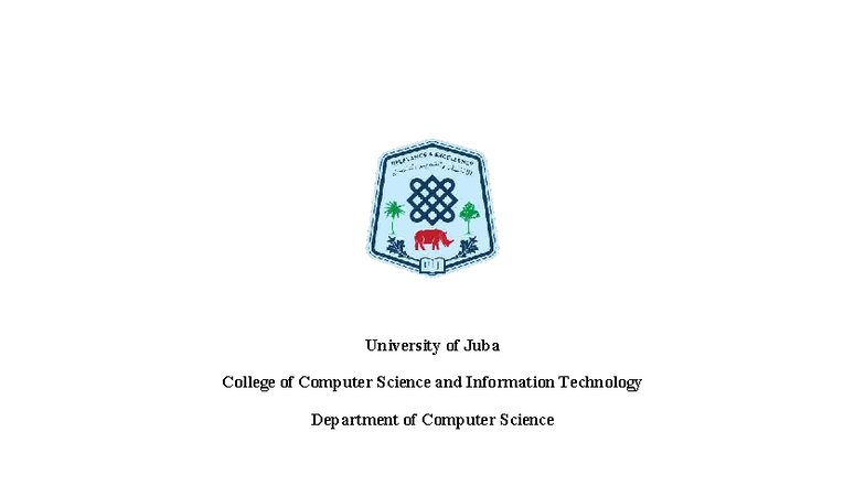 UJ CSIT BSc Thesis: Smart Automated Timetable Scheduling System - Studocu