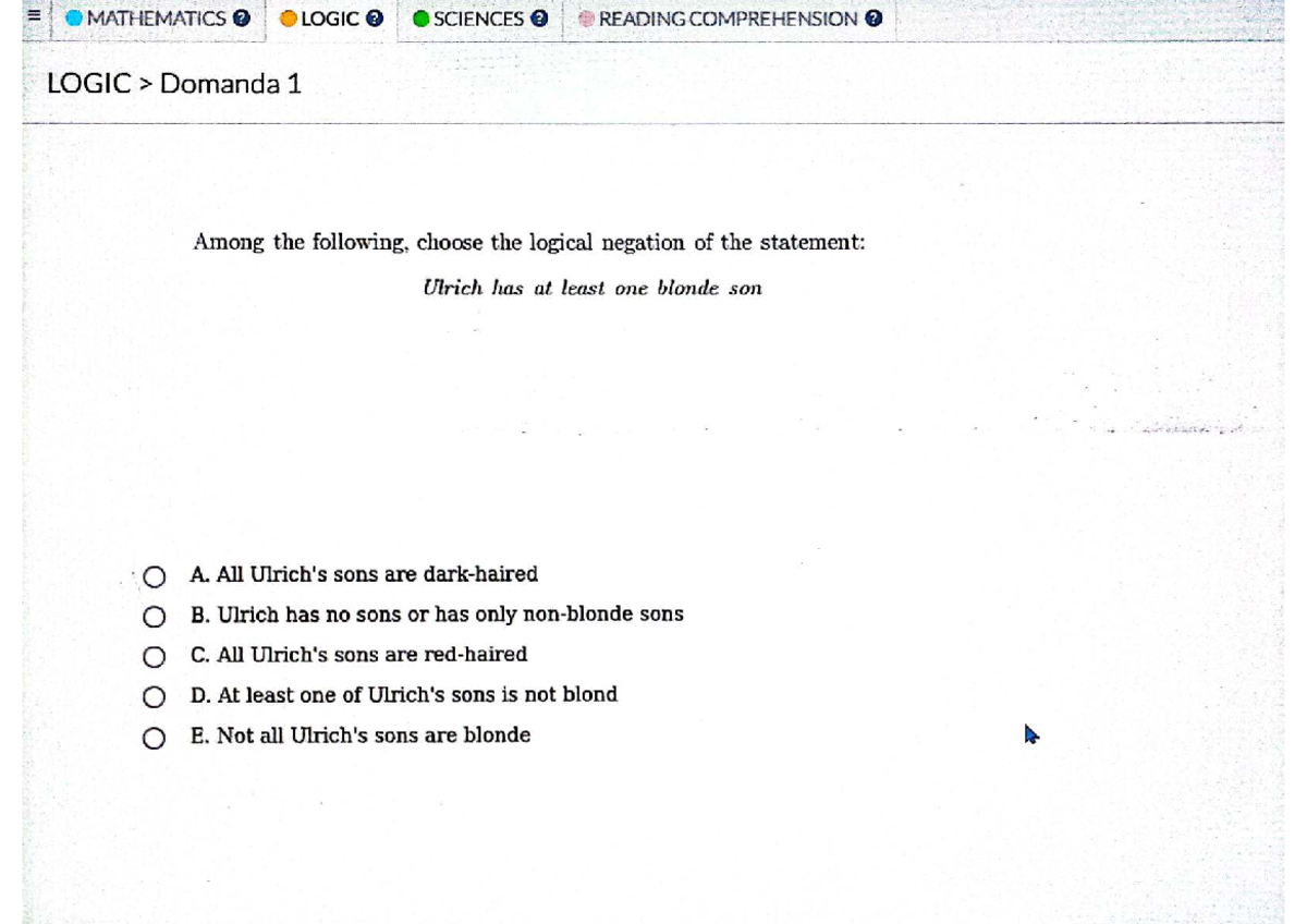 MATHEMATICS 7 LOGIC 7 SCIENCES 7 READING COMPREHENSION 7 EXAM QUESTIONS ...