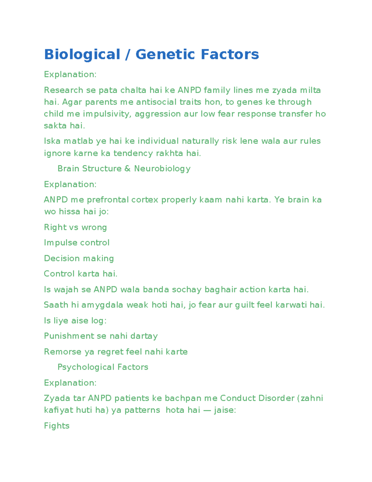 Etiology of Personality Disorders: ANPD, BPD, HPD, and NPD Insights ...