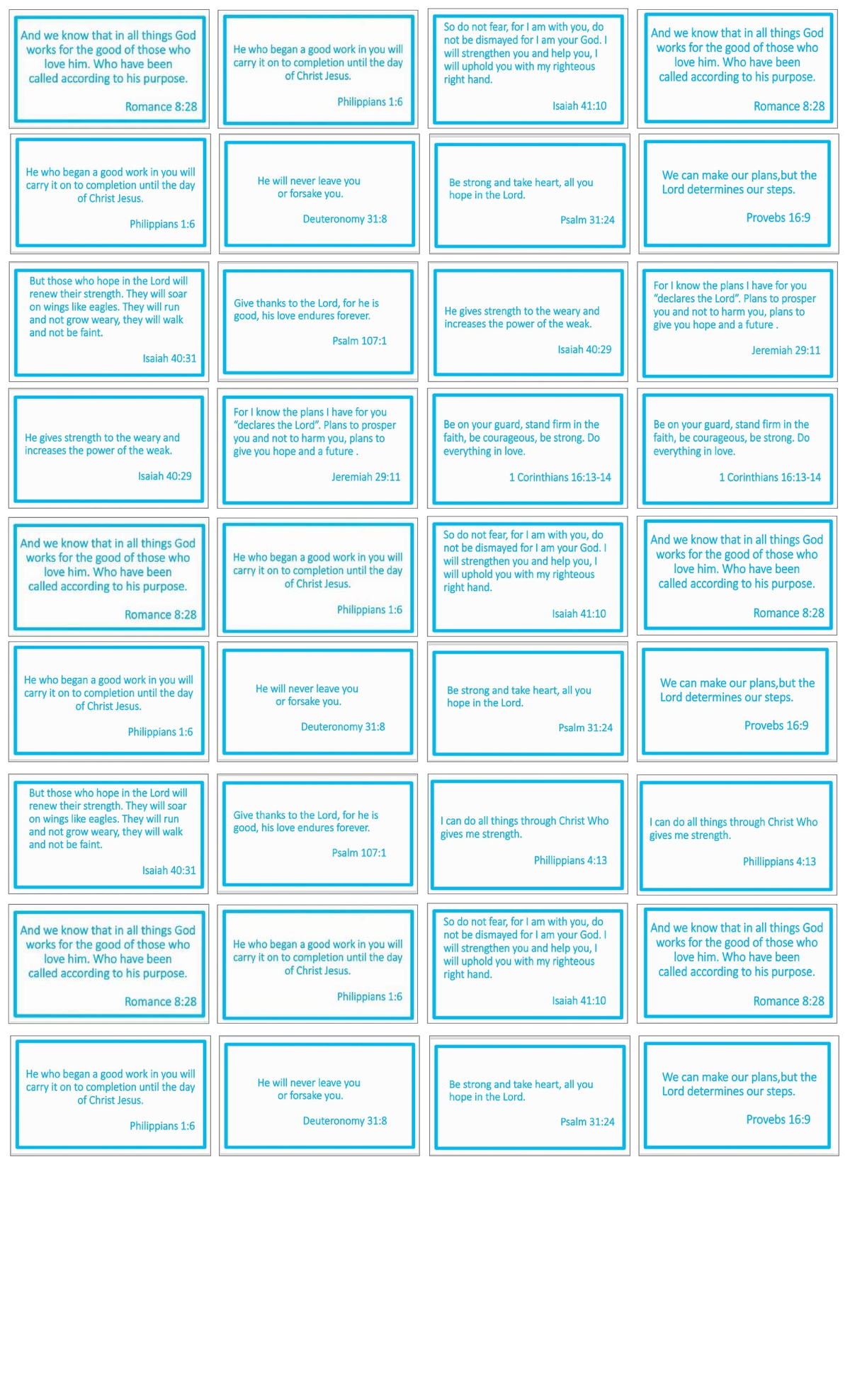 Bible Verses for Strength and Hope: Inspirational Quotes - Studocu