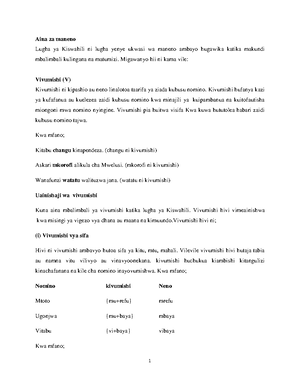 Alomofu,MOFU, Mofimu - I need notes - Jifundishe Kiswahili DHANA YA ...