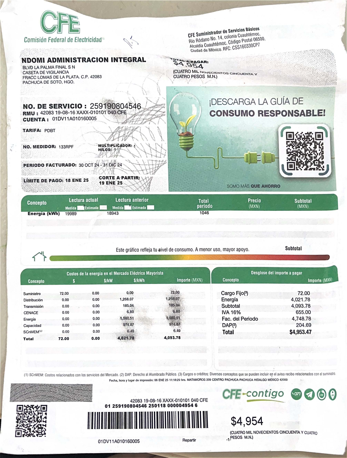 Documento escaneado 3 - Muy bueno es práctico - CFE Comisión Federal de ...