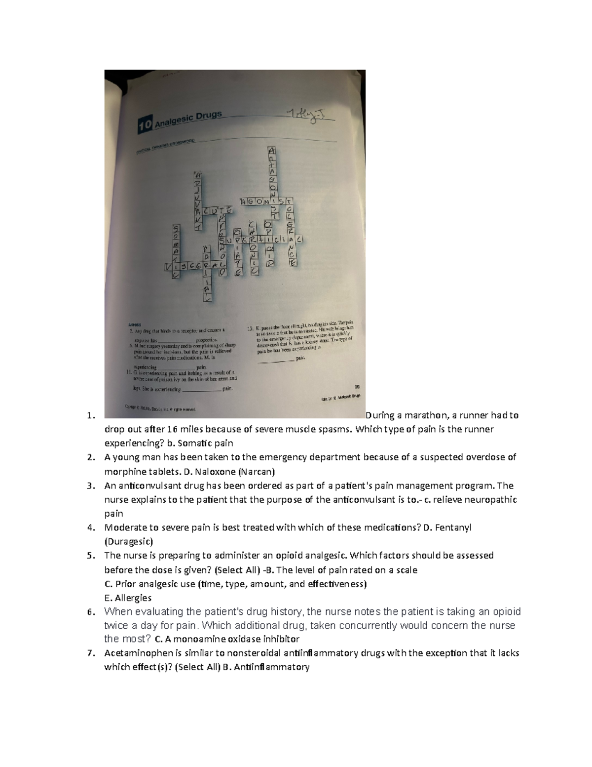 Studyguide 2 - health assessment study guide for exam 1 - During a ...