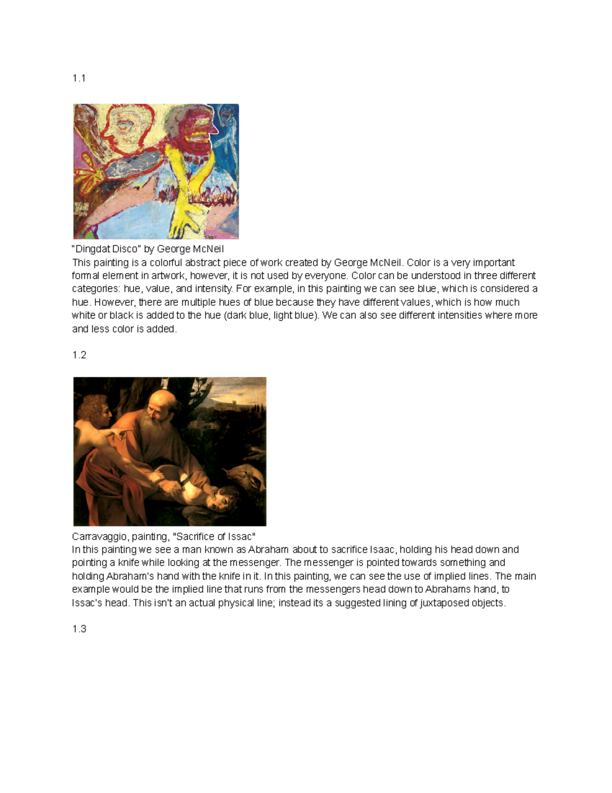 Art Appreciation - Part 1 - 1.