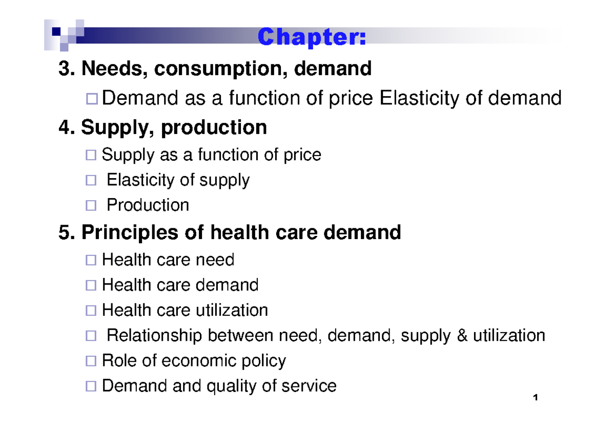 Session 3-5 Models of Demand [Compatibility Mode] - Chapter: 3. Needs, consumption, demand ...