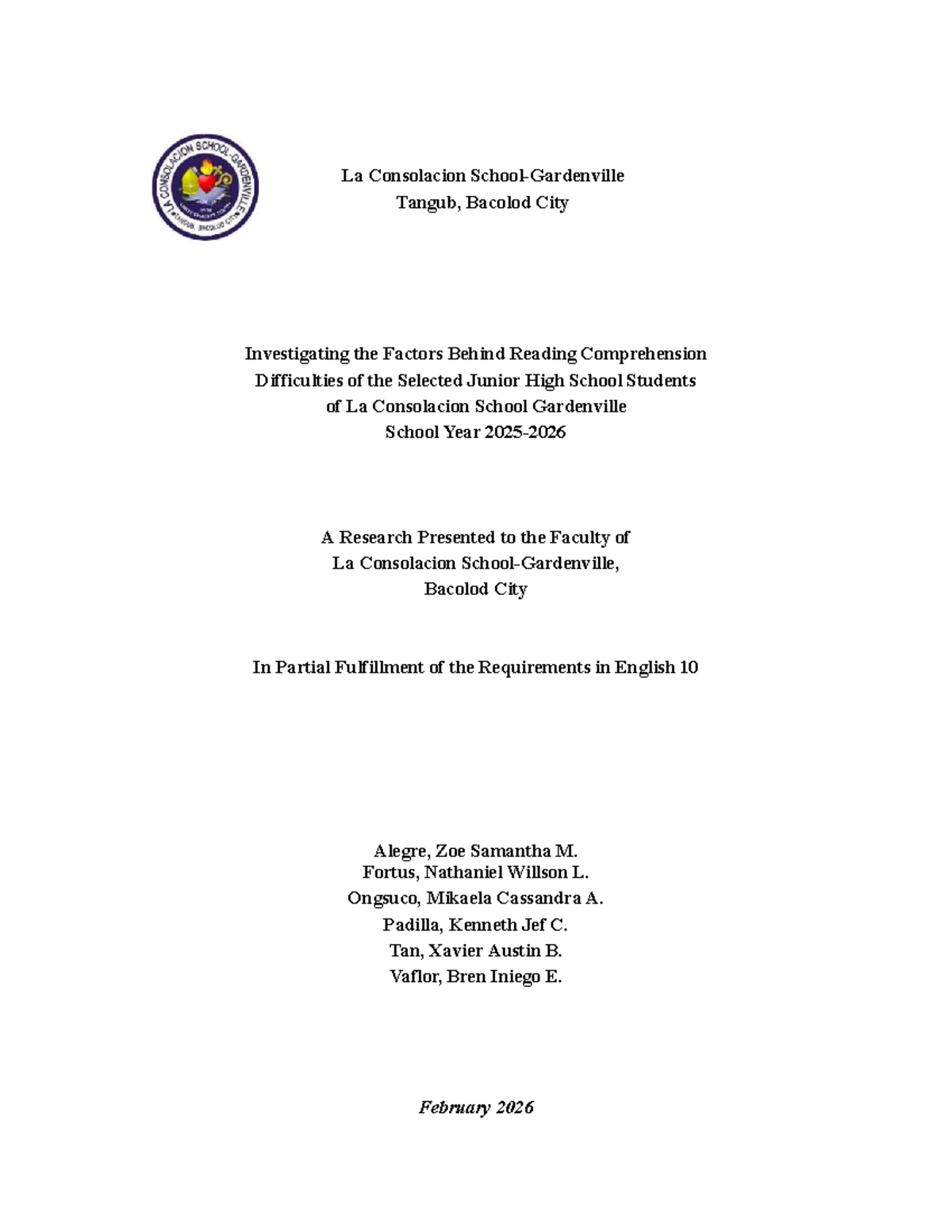 Factors Influencing Reading Comprehension Difficulties in JHS Students ...
