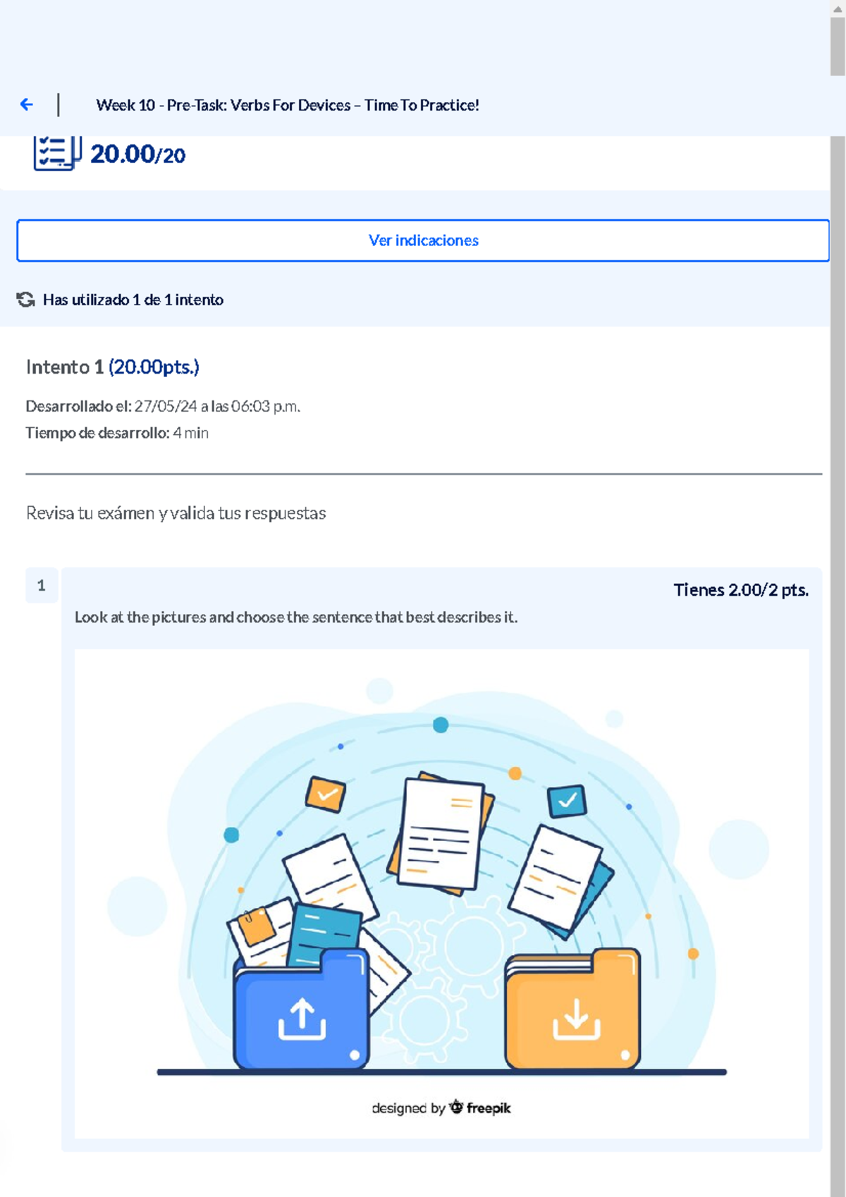 📖 Week 10 - Pre-Task: Verbs for Devices Practice Summary - Studocu