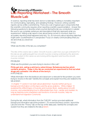 Bio290 v3 wk2 the cell structure lab report - BIO/29 0 v Copyright 2021 by University of Phoenix ...