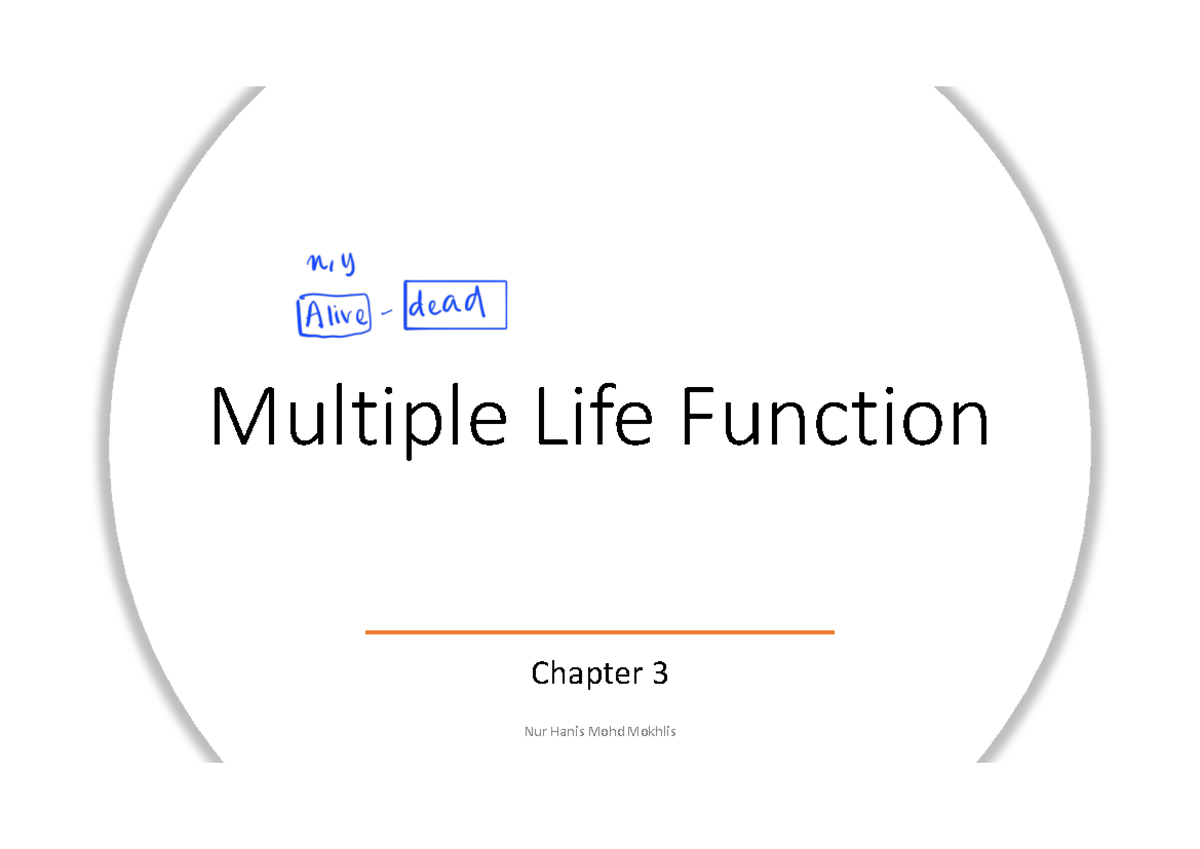 Chap 3 - Multiple Life Functions: Insurance & Annuity Concepts 251105 ...