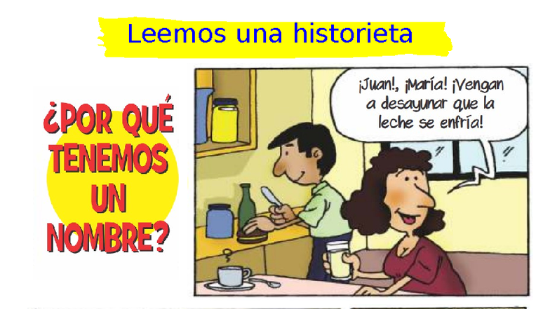 Ficha: Leemos una Historieta sobre el Derecho a un Nombre - Studocu