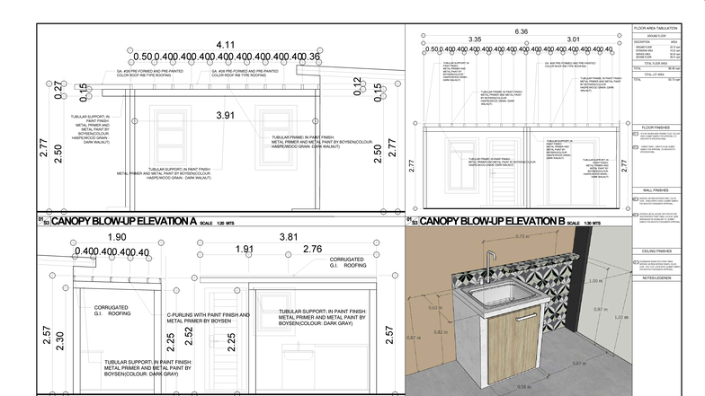 FLOOR AREA TABULATION & DETAILS - 845443428-S3 - Studocu