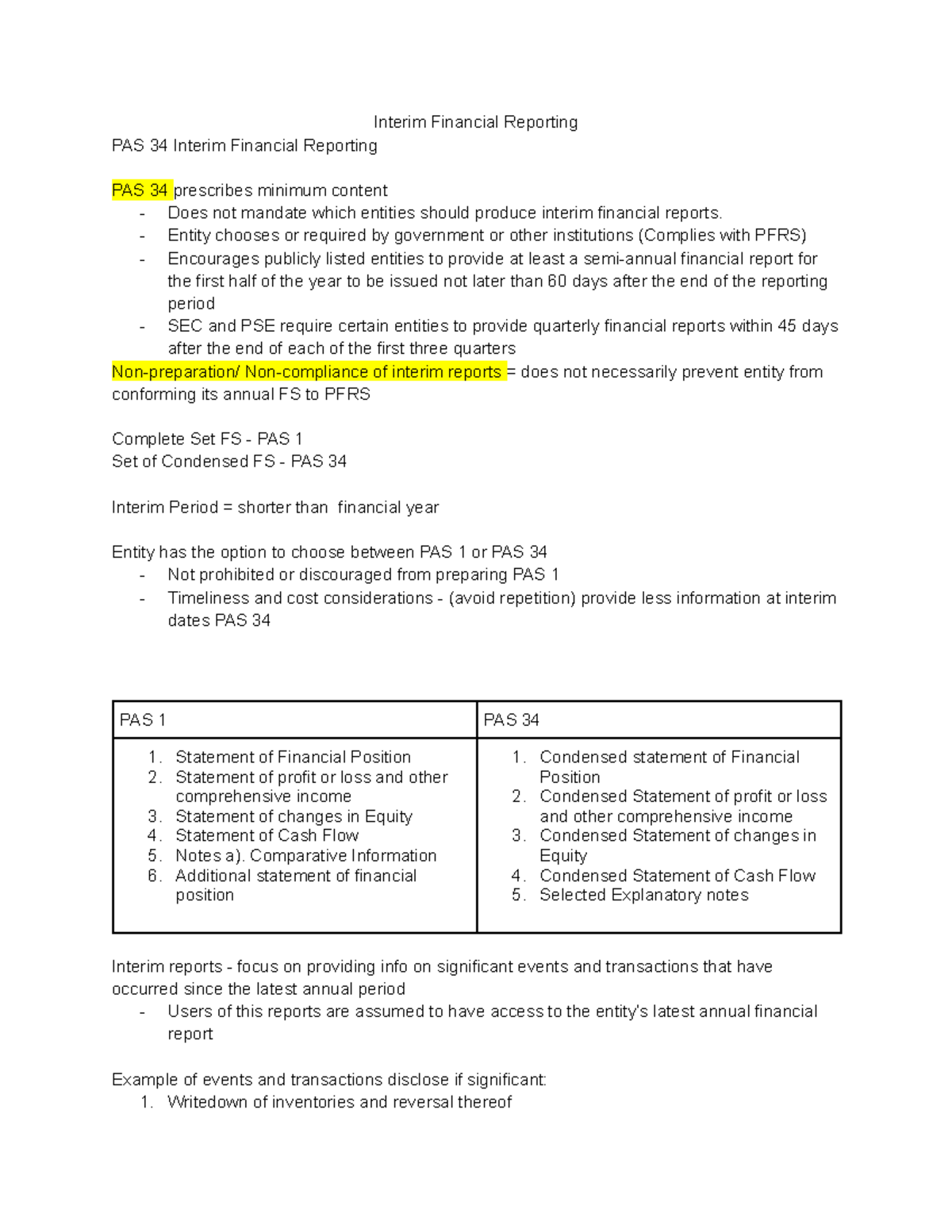 Untitled document - first part lecture of interim - Interim Financial ...
