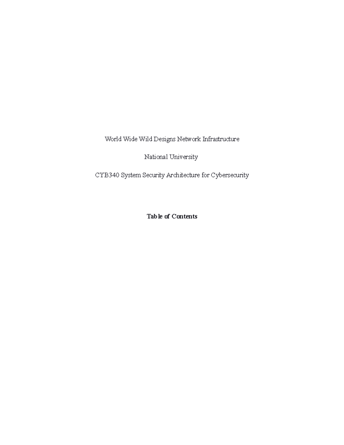 CYB340 Final Project: Network Security Analysis & Recommendations - Studocu