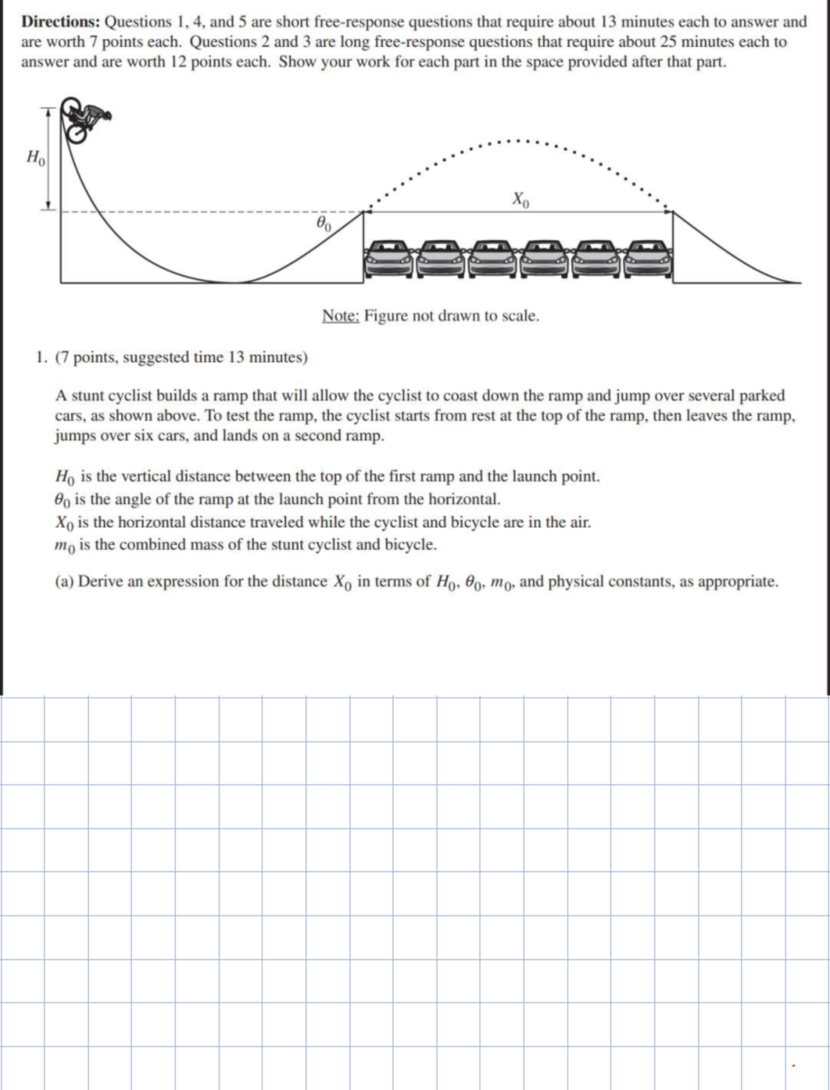 AP Phys 1 FRQ Practice: Ramp Dynamics and Kinetic Energy Analysis - Studocu