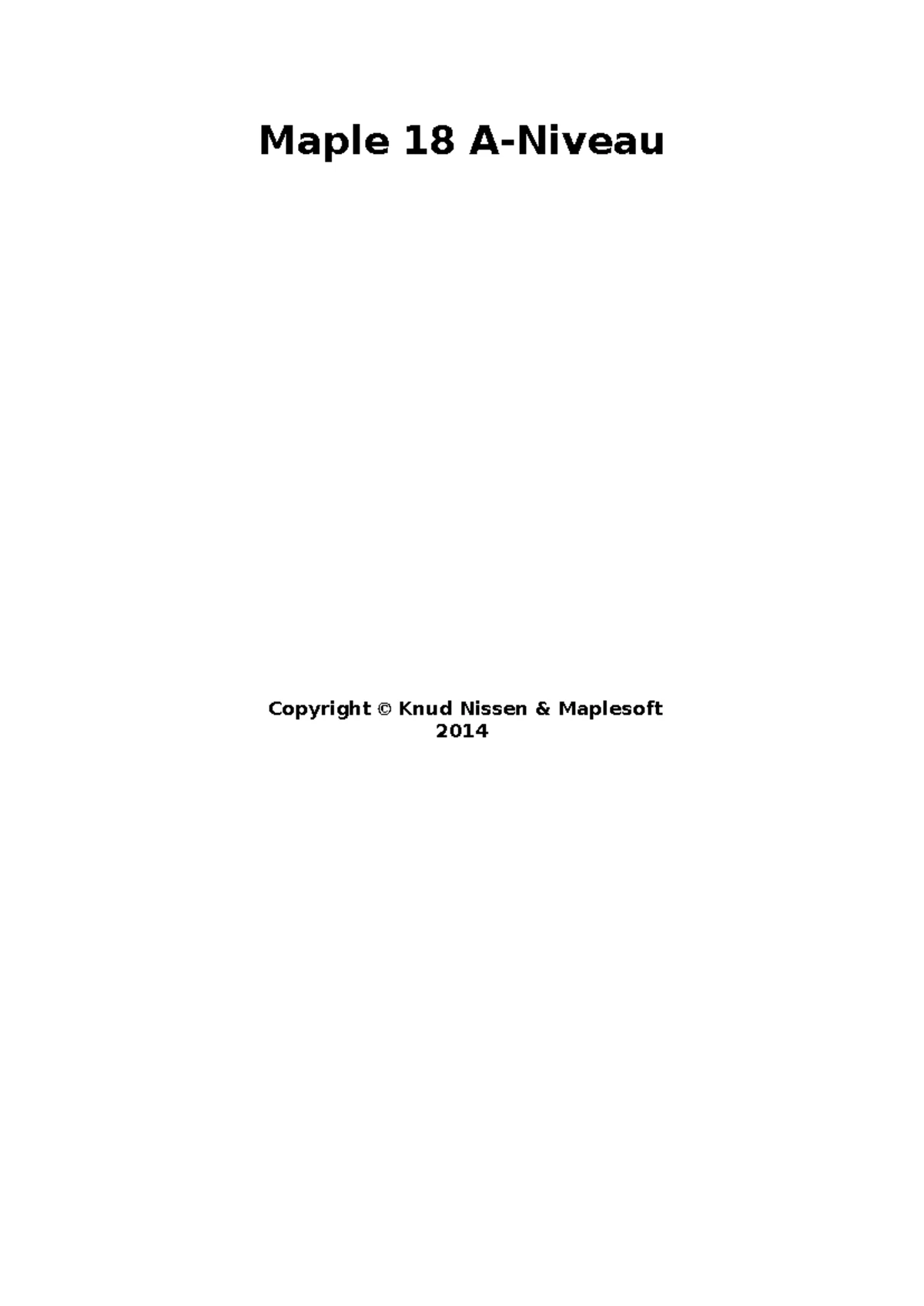 Mat B Formelsamling - MoR 2018: Matematik A B-niveau - Studocu