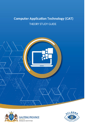 Computer Applications Technology - Grade: 12 - Further Education and ...