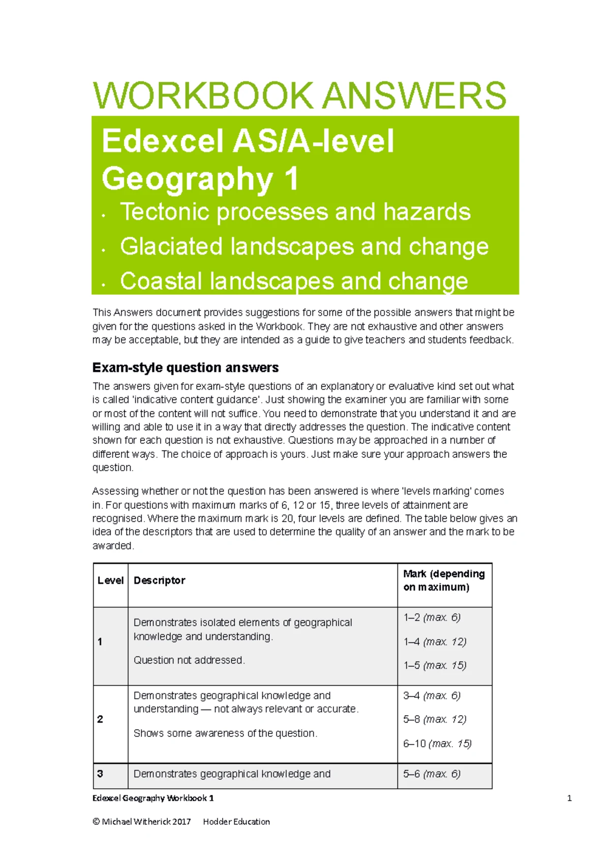 Glossary of Key Terms in Regenerating Places - Edexcel Geography A ...