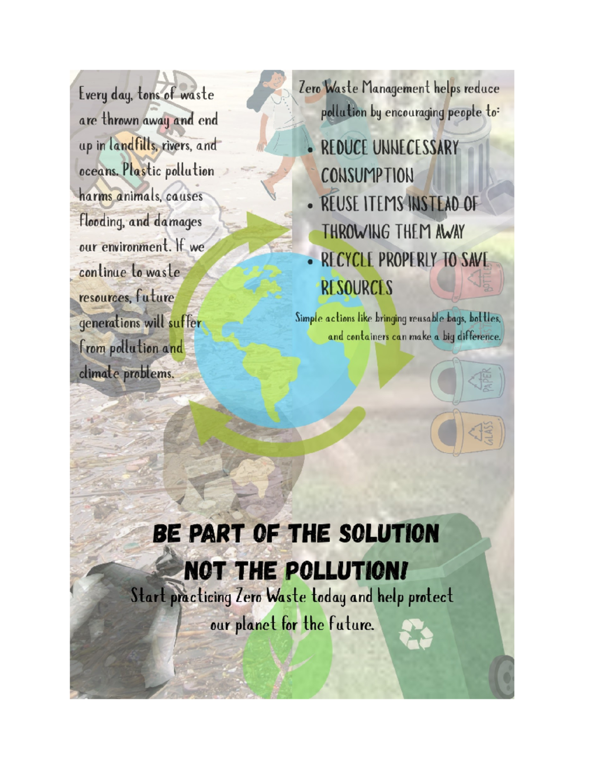 Zero Waste Management: Reduce, Reuse, Recycle for a Greener Future ...
