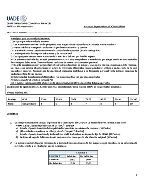 Modelo de Examen Respuestas: Matemática 1 y 2, Estadística 1 y 2, Macroeconomía, - Studocu