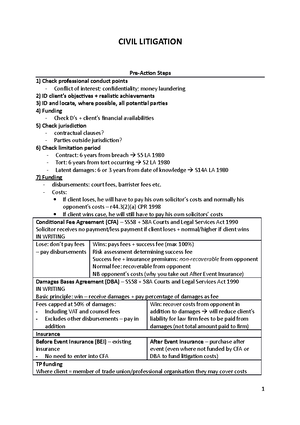 Injunctions Notes - Injunctions Two main types of injunctions in civil ...