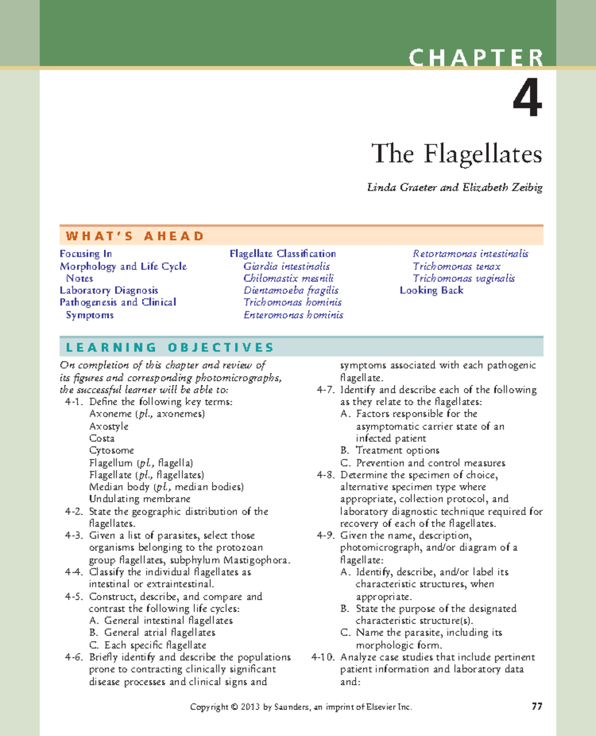Chapter-4 - Book - Copyright © 2013 by Saunders, an imprint of Elsevier Inc. 77 C H A P T E R 4 ...