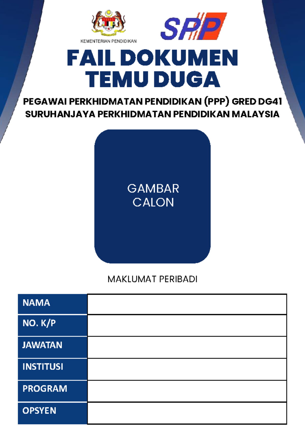 Dokumen Temu Duga Pegawai Perkhidmatan Pendidikan Gred DG41 - Studocu