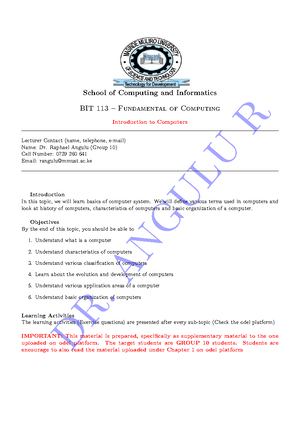 2.2.3 Input and Output Hardware Overview: Functions and Devices - Studocu