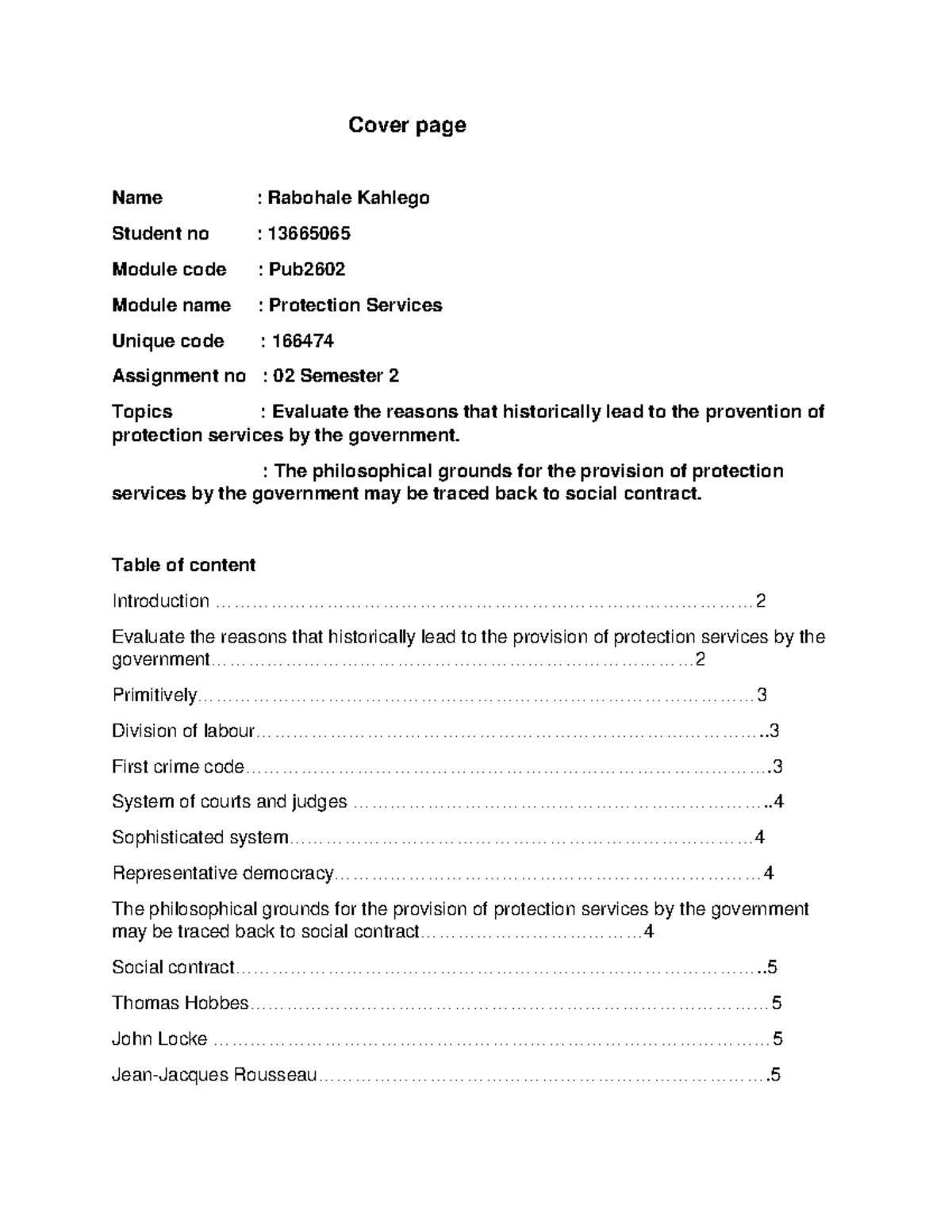 DVA2602 Assignment 02-2 - ASSIGNMENT 02 Student number: _____ Name ...