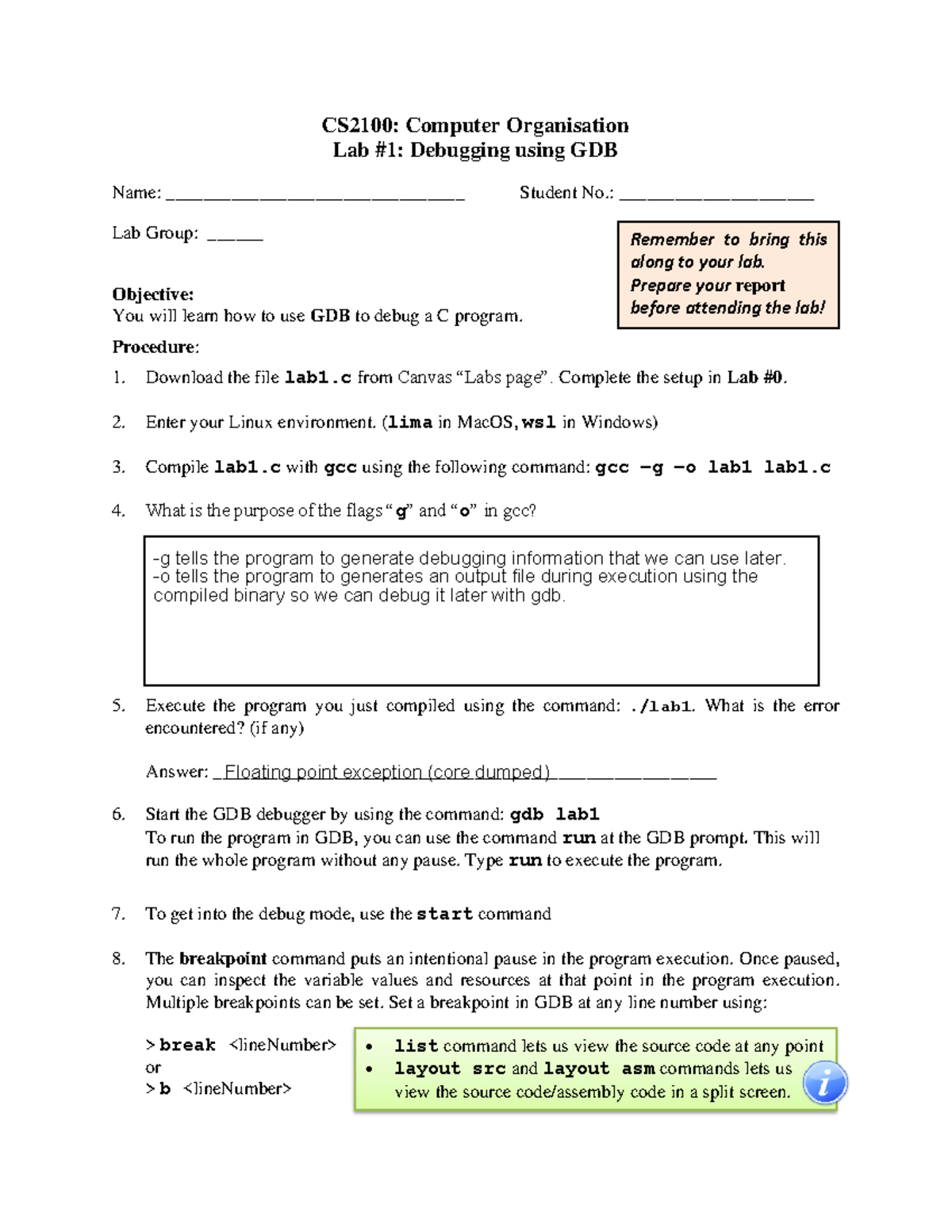 CS2100 Labs Year 24/25 s2 - Name ...