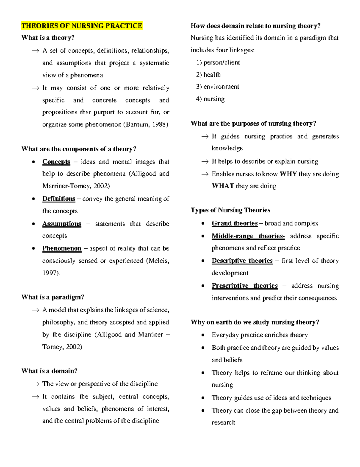 Theories of Nursing Practice: Comprehensive Guide and Key Concepts ...