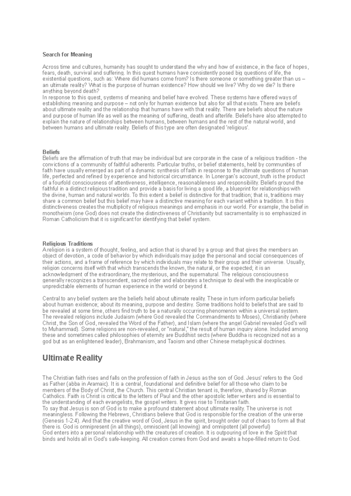 Search for Meaning - Summary Notes for Unit 3: AOS 1 Analysis - Studocu