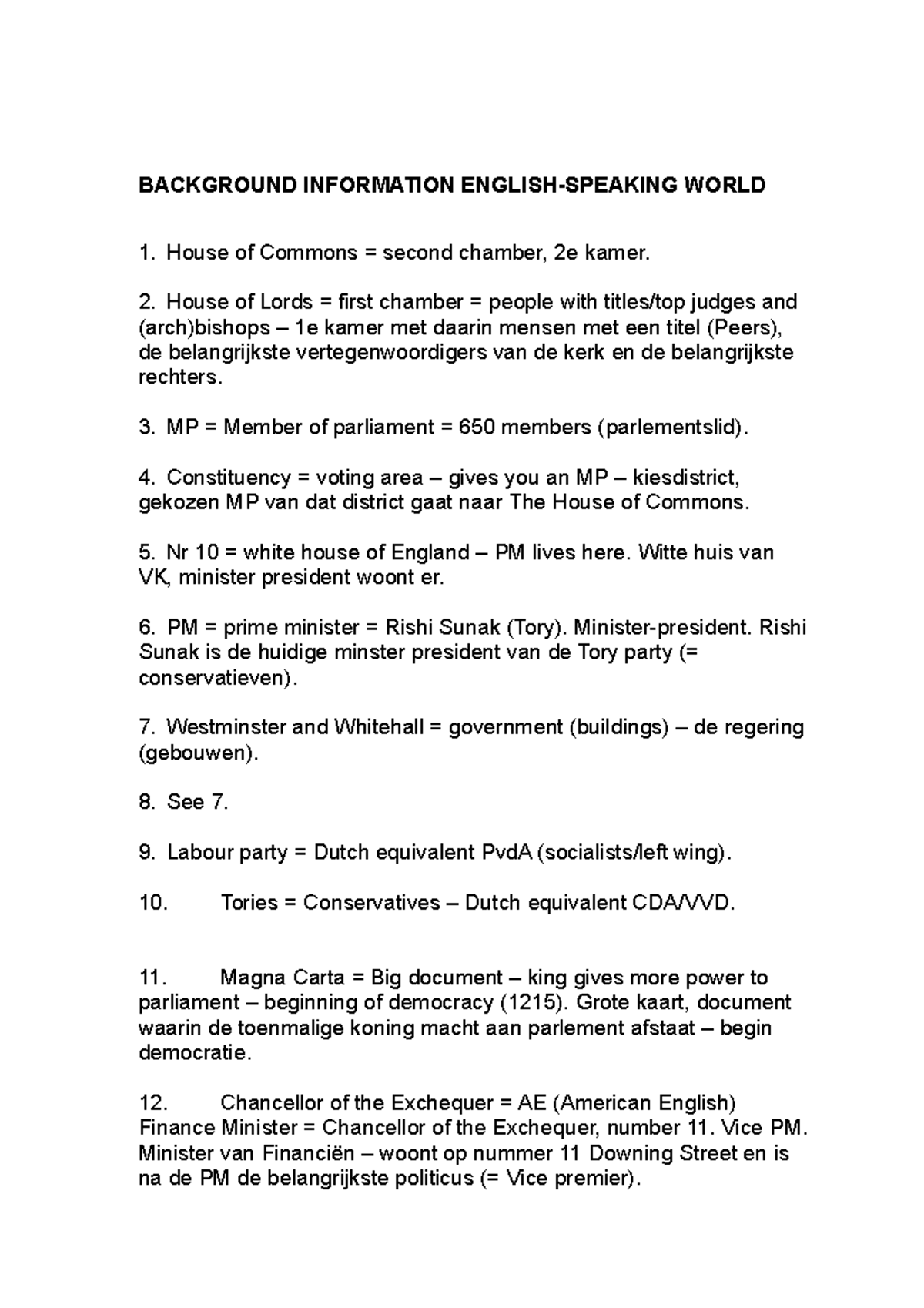 V5 Background Info on the English-Speaking World: Key Terms & Concepts ...