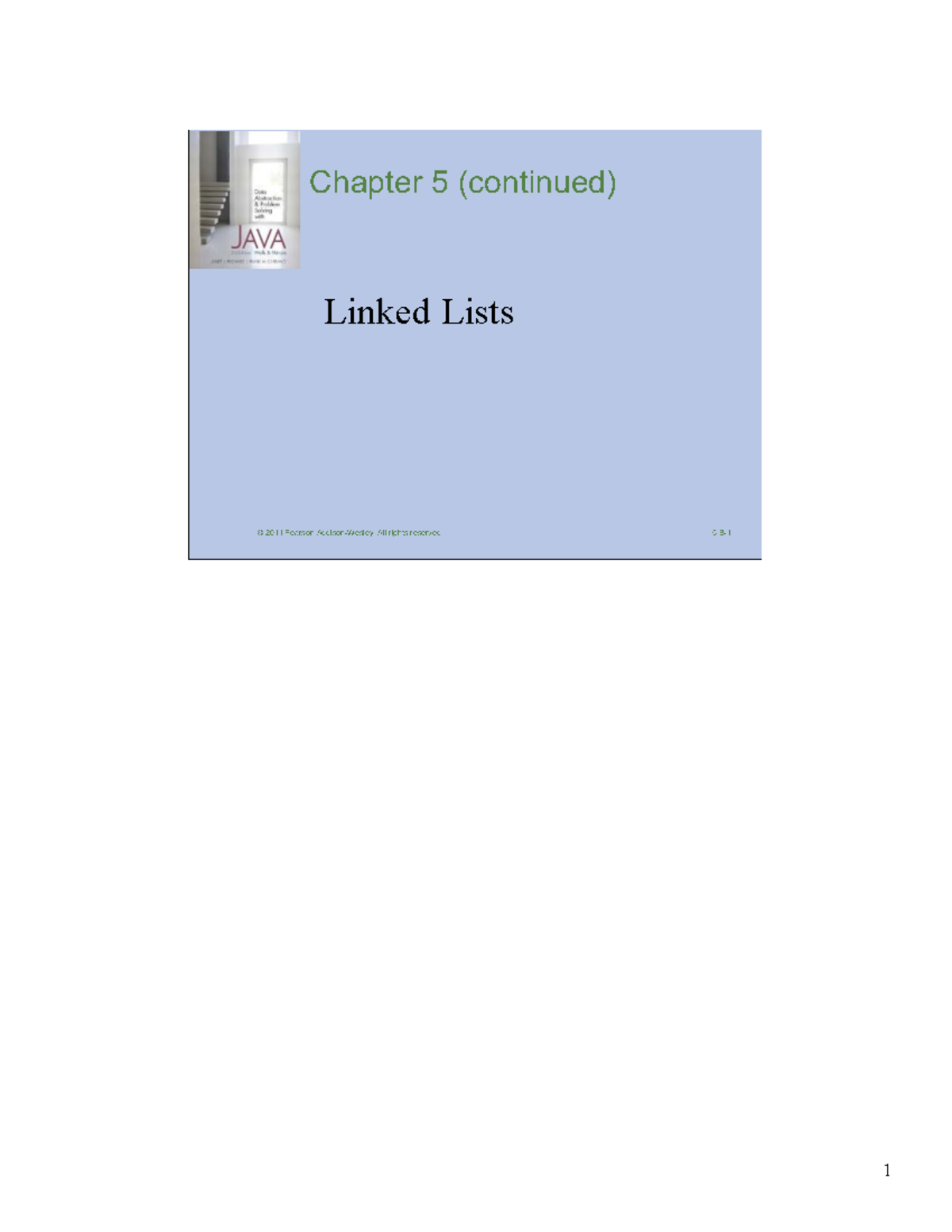 Linked Lists: Recursive Processing & Java Collection Framework (CS101) - Studocu