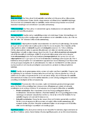 [Solved] Definiera makro meso och mikroperspektiv - Sociologiska och ...