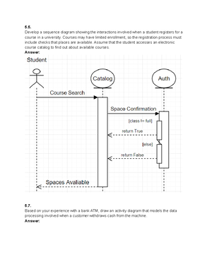 [Solved] Based on your experience with a bank ATM draw an activity ...