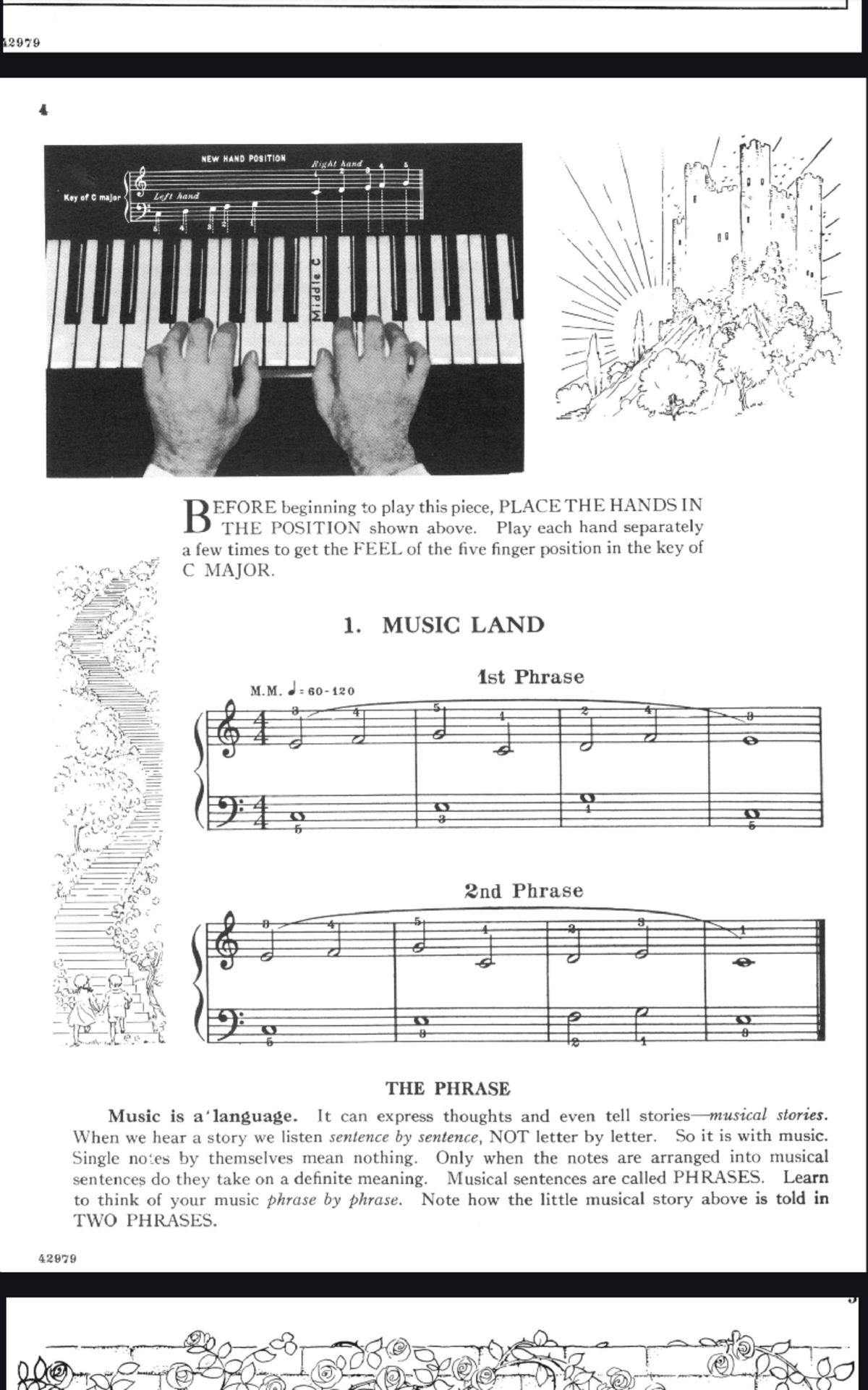 42979 Music Lesson: Hand Position & Phrasing in C Major - Studocu