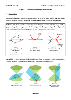 Calculus II - MATH 1014 - Studocu