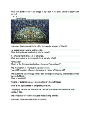 Chapter 3 ART History - 1 25 / 25 that's 100% RETAKE 25 questions were ...