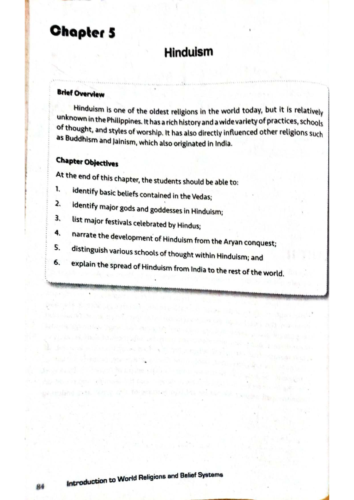 Chapter 5: Hinduism - Overview and Key Concepts in World Religions ...