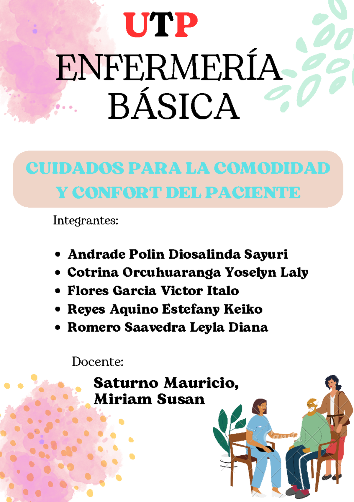 Cuidados para la Comodidad y Confort del Paciente en Enfermería UTP ...