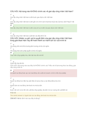 [Solved] Giai cp cng nhn phi ng vai tr nng ct trong qu trnh gii phng lc - Chủ Nghĩa xã hội khoa ...